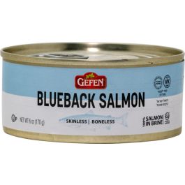 Gefen Skinless Boneless Blueback Salmon In Brine 6 OZ